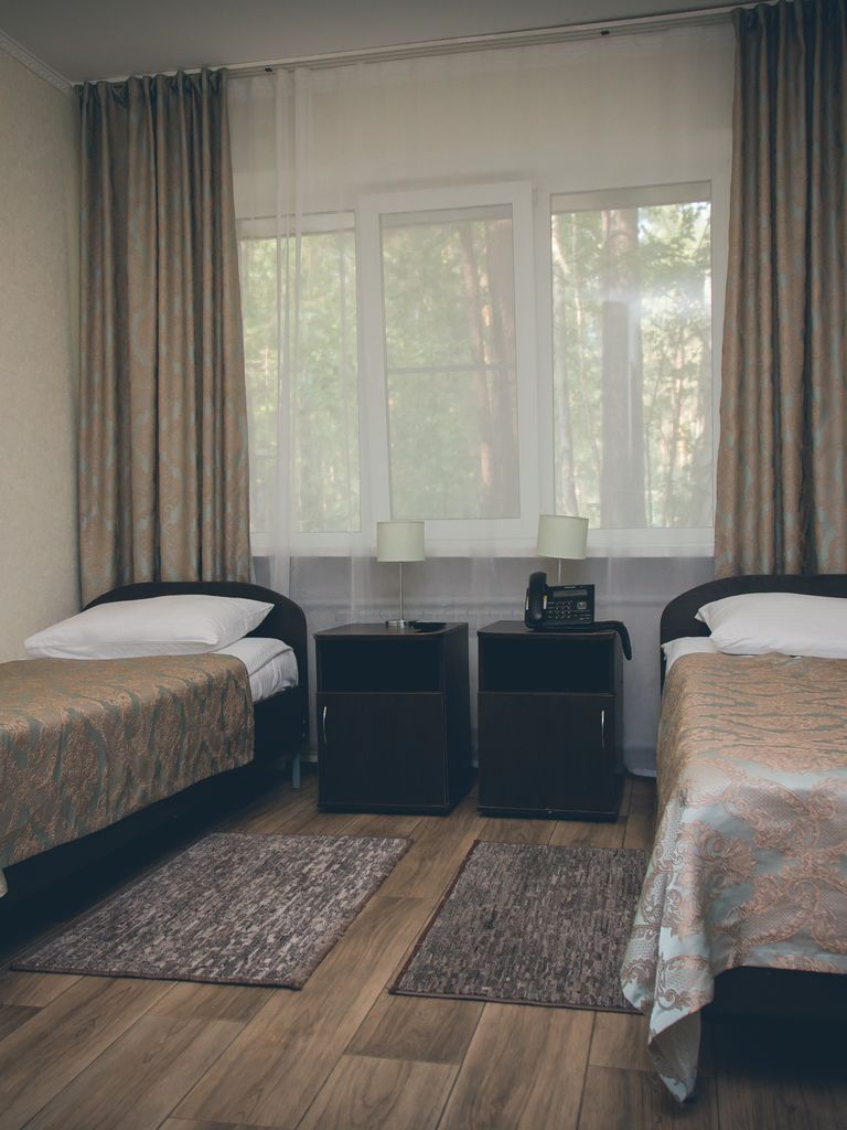 Проживание в номерах «Двухместный стандарт» в корпусах №1, 2, 3, 4 со скидкой 50% - Лесное ...